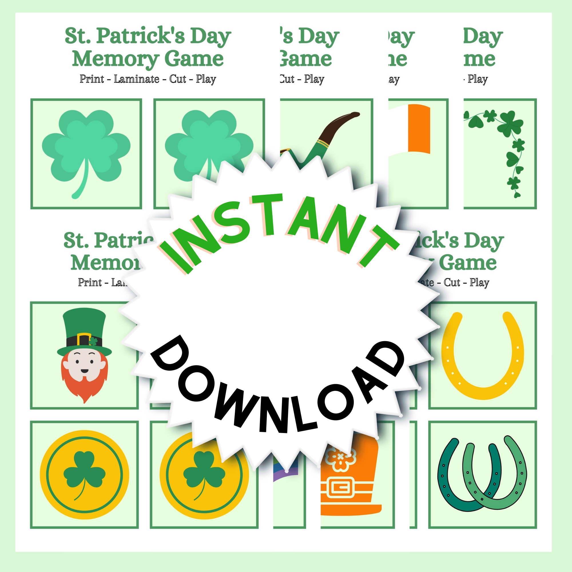 Printable Party Games for St. Patrick's Day!