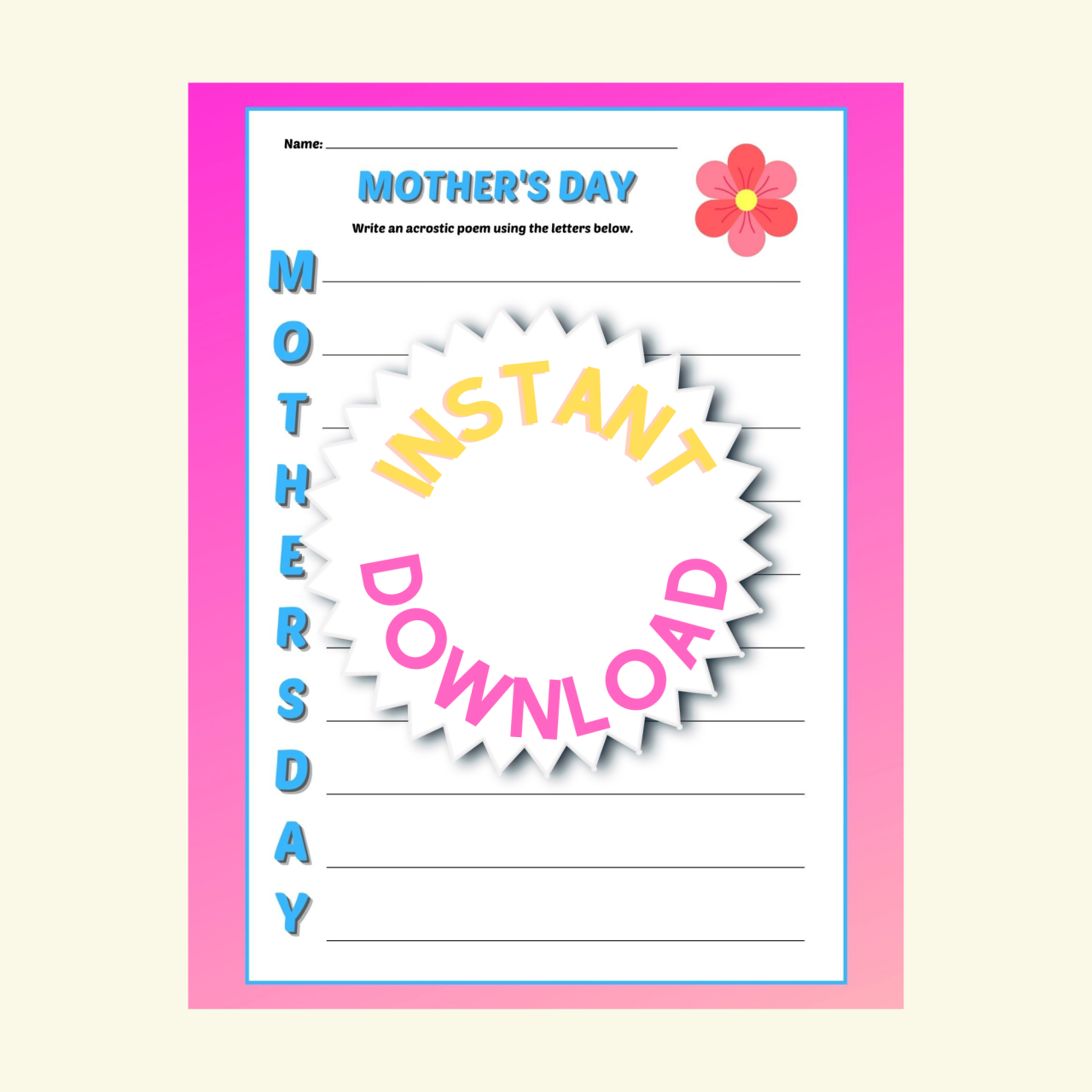 Celebrate Mother's Day with These 5 Printables!